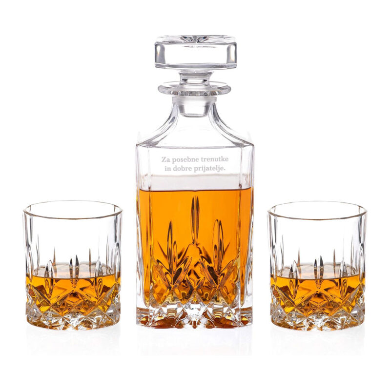 Whisky set Diamante z gravuro • K-PRINT
