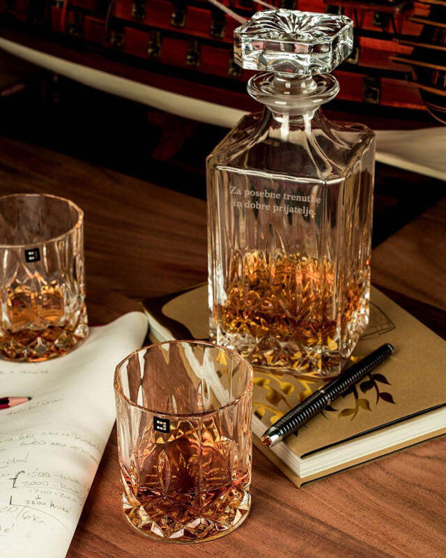 Whisky set Diamante z gravuro • K-PRINT